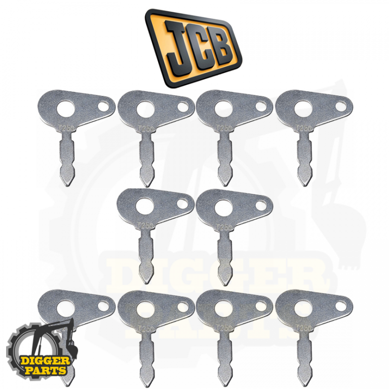 JCB T250 KEY (set of 10) - Digger Parts