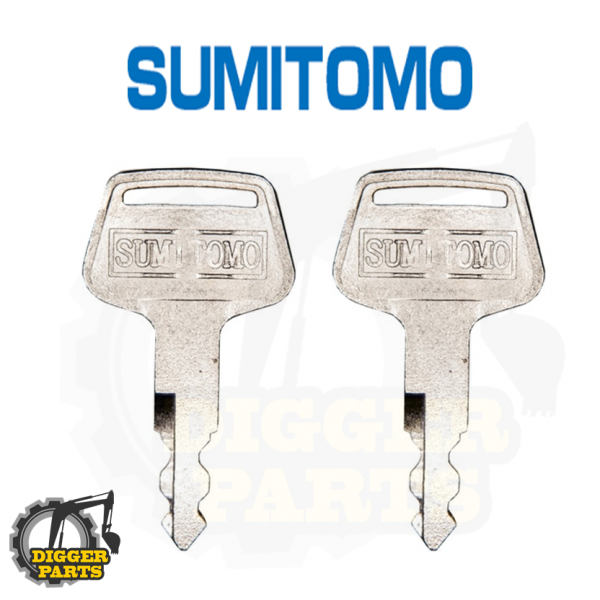 Replacement Excavator Key Set Of 2 Excavator Ignition Keys For Case ...