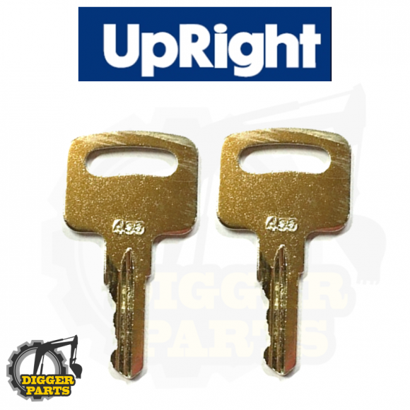UPRIGHT 455 KEY (set of 2) - Digger Parts