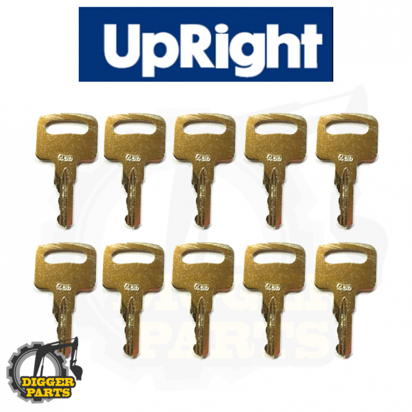 UPRIGHT 455 KEY (set of 10) - Digger Parts